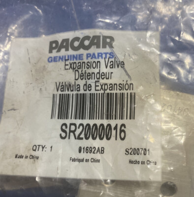 PACCAR VALVE-EXPANSION PAD MOUNT SR2000016 | eBay