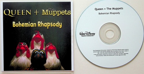 QUEEN & THE MUPPETS- Bohemian Rhapsody RARE 1 Track PROMO CD (2009) | eBay