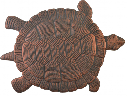 Turtle Stepping Stone Cast Iron Outdoor Yard and Garden Decor Bronze ...