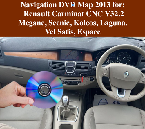Navigation DVD Map 2013 for Renault Carminat CNC V32.2 Megane, Scenic ...