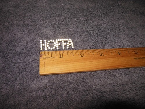 Vintage Jimmy Hoffa Rhinestone Pin Back Button 1960's Teamsters Union ...