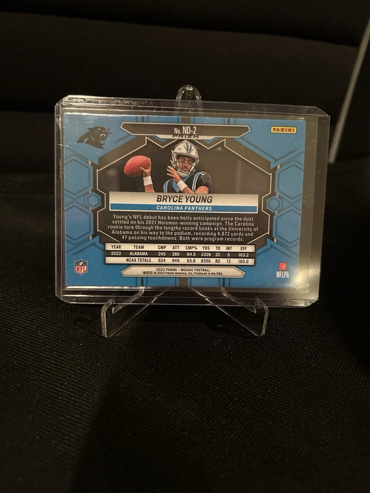 Bryce Young Rookie - 2023 Panini Mosaic NFL Debut Green Prizm | eBay