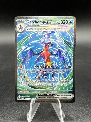Pokemon Paradox Rift Garchomp Ex 245/182 Special Illustration Rare SIR ...