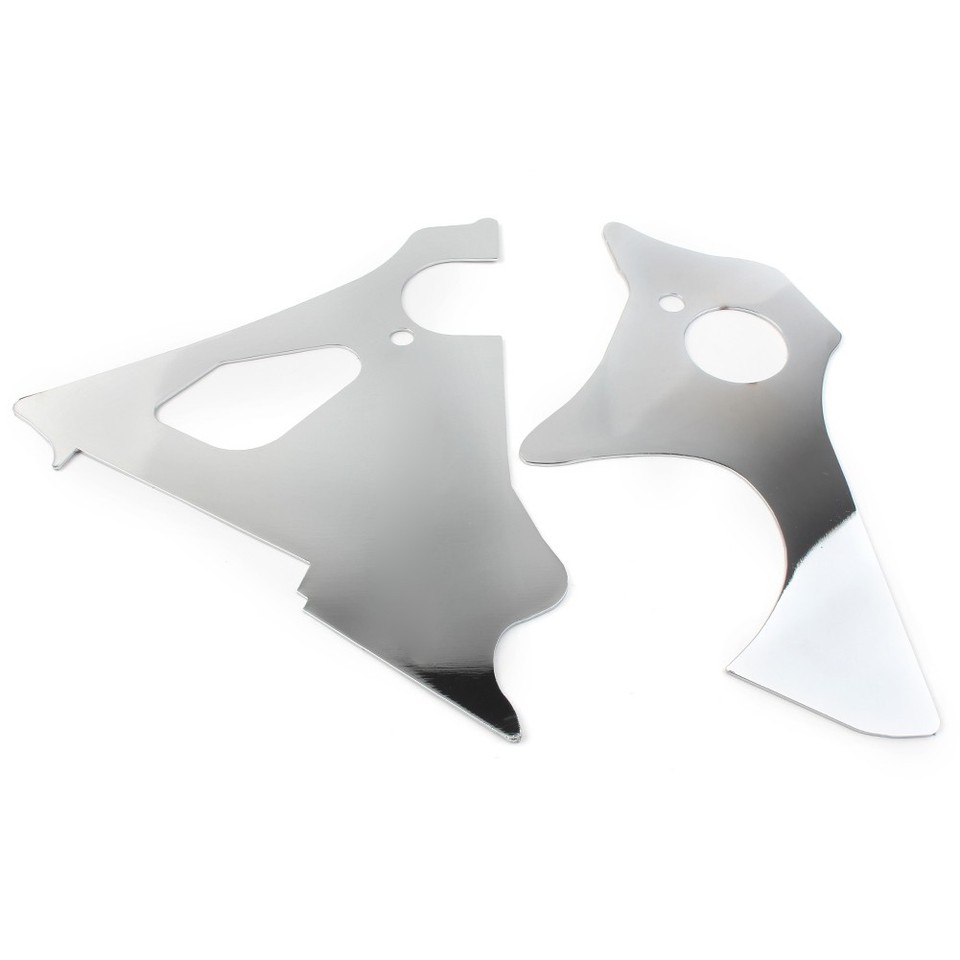 Chrome Engine Side Cover Frame Fillers Plates For Suzuki INTRUDER ...