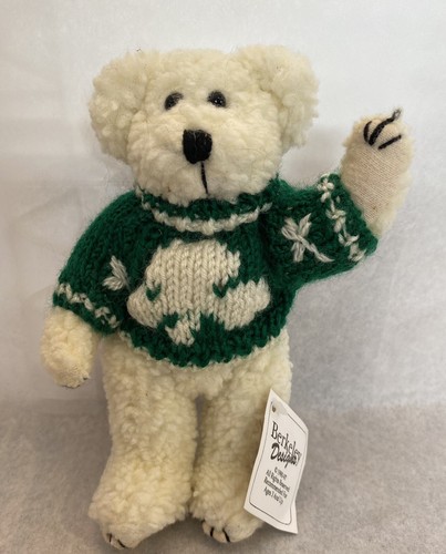 1996 Berkeley Designs Jointed Plush Teddy Bear with Green Sweater 8 ...