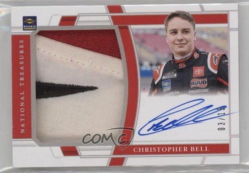 2020 National Treasures Rookie Holo Silver /15 Christopher Bell #102 ...