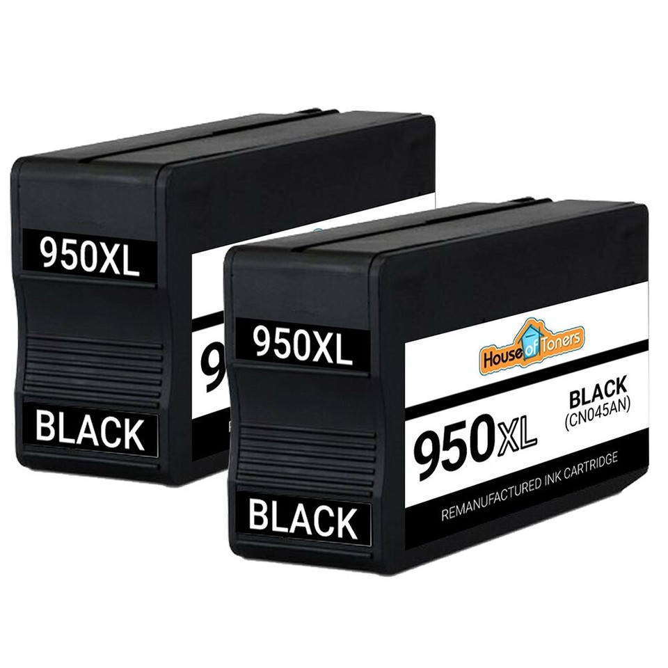 950XL Black 951XL Colors Ink Cartridge for HP OfficeJet Pro 8100 8600 ...