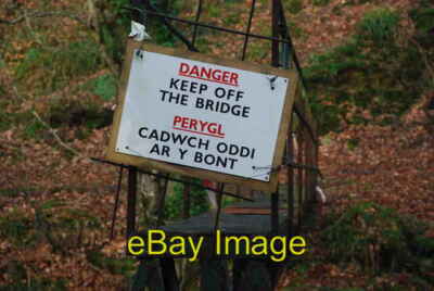 Photo 6x4 Perygl - Danger Llanystumdwy Warning notice on [[684098 ...