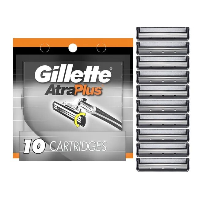 LOT of Gillette Atra Plus Refill Razor Blade Cartridges, 110 Count ...