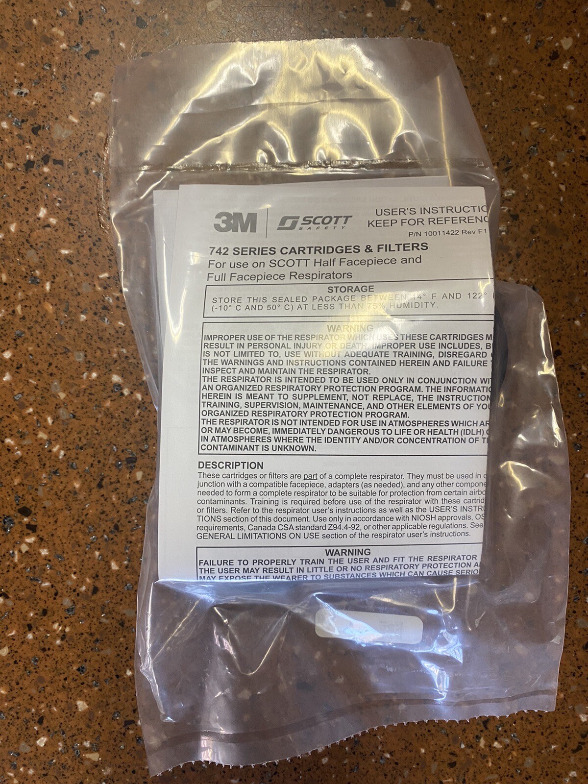 Scott Safety 742 Series 7422-fp1 P100 Particulate Filter Bayonet ...