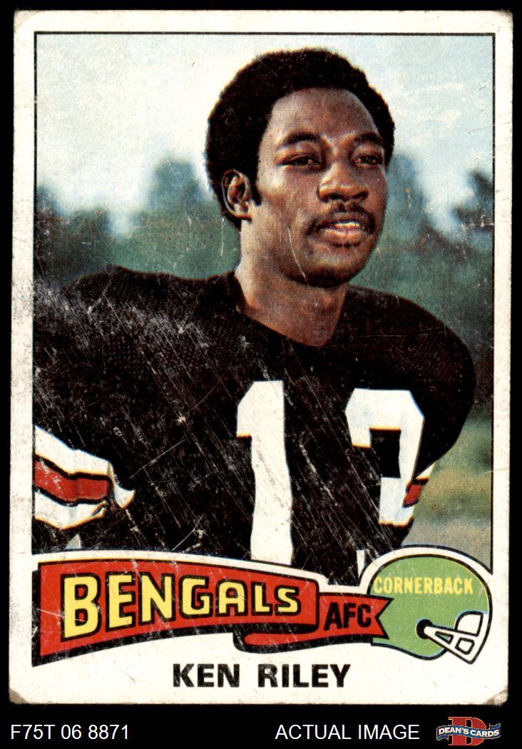 1975 Topps #241 Ken Riley Bengals HOF Florida A&M 1 - POOR | eBay