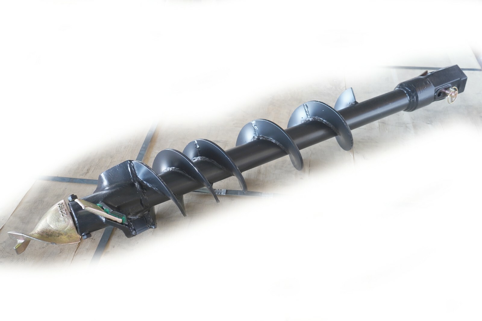 6" Diameter 2" Hex Drive Industrial Skid Steer Earth Auger Bit, Sqr Mnt ...