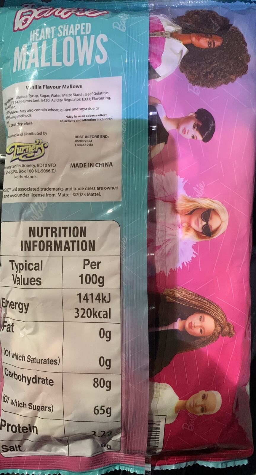 Barbie Heart Shaped Mellows Sweets Barbie Movie Sweets 8 Marshmallows ...