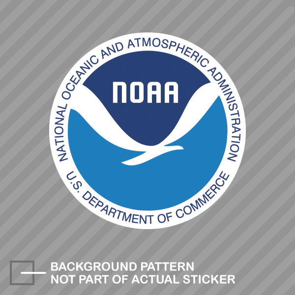 National Oceanic and Atmospheric Administration Logo Sticker Decal ...