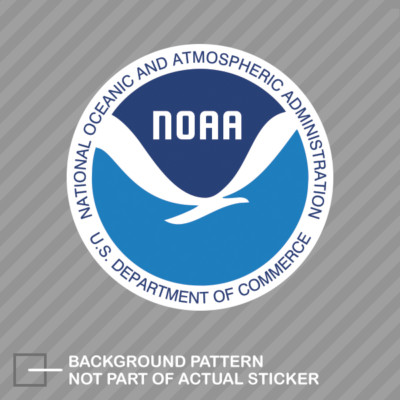 National Oceanic and Atmospheric Administration Logo Sticker Decal ...