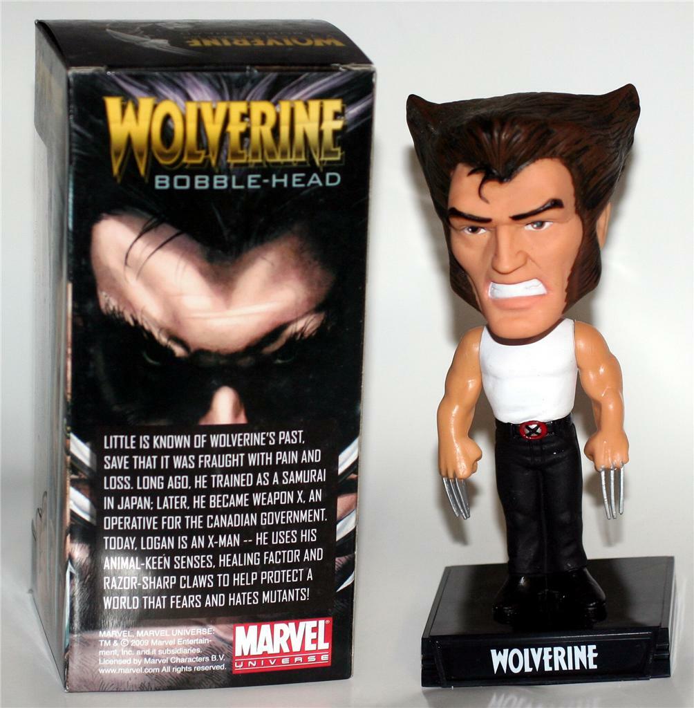WOLVERINE Logan X MEN Marvel Comics BOBBLEHEAD HEADKNOCKER WOBBLER ...