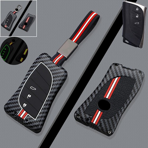 Zinc Alloy Silicone Car Key Case Cover For Lexus LS ES UX NX RX IS ...