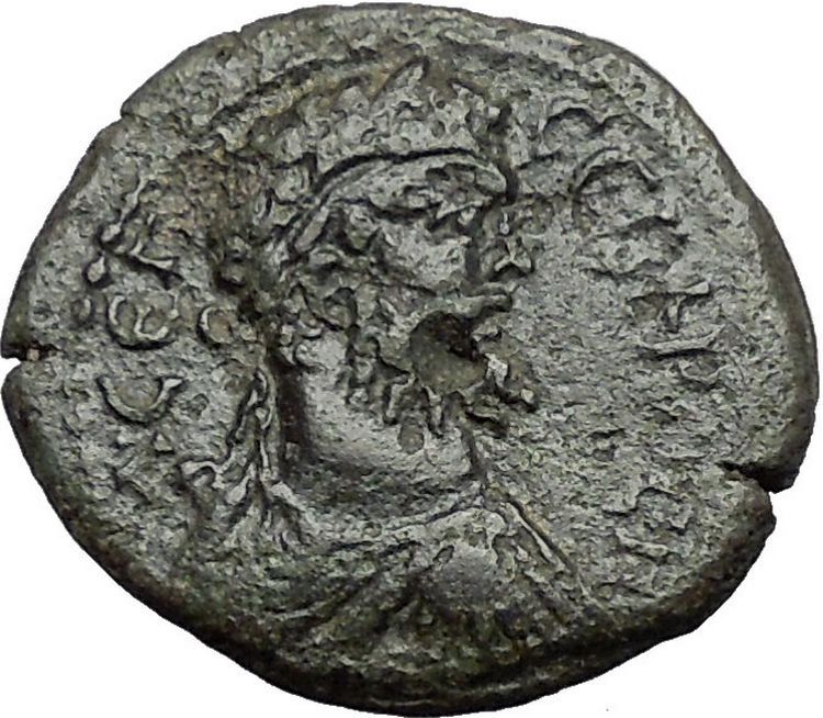 SEPTIMIUS SEVERUS 193AD Amphipolis Macedonia Goddess Tyche Roman Coin ...