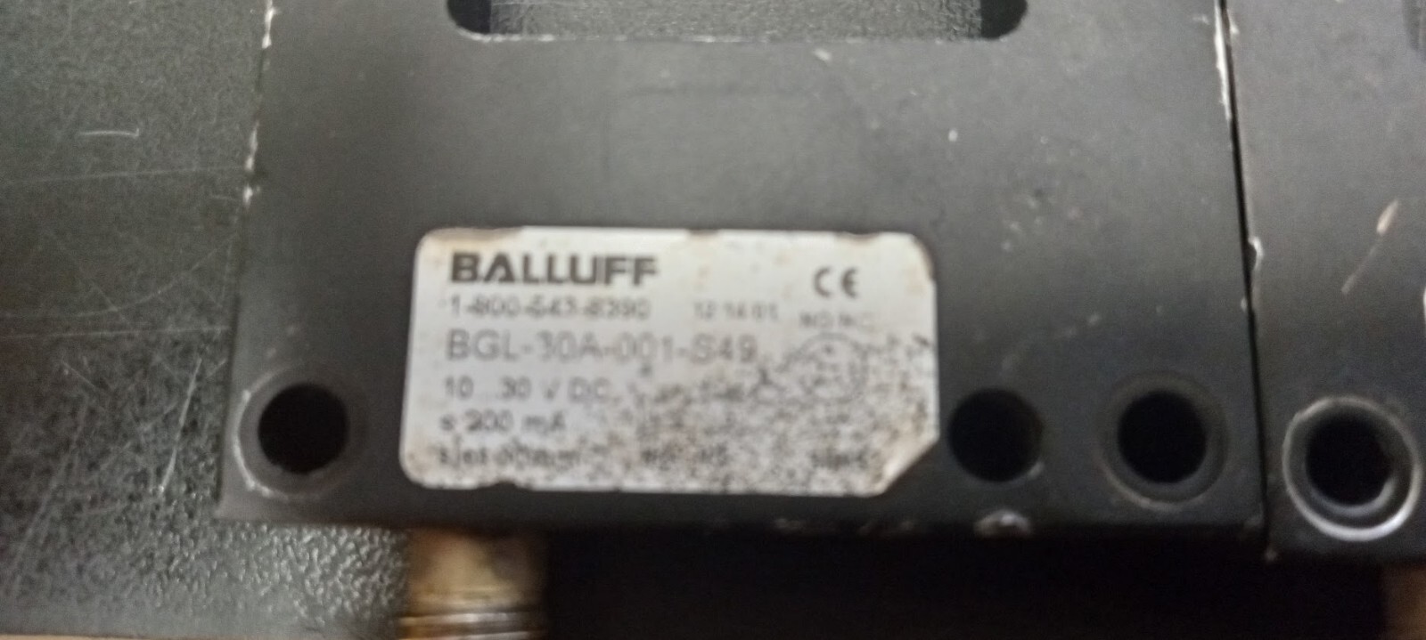 BALLUFF BGL 30A-001-S49, PNP SLOT SENSOR, 10-30VDC 200MA #204317 | eBay