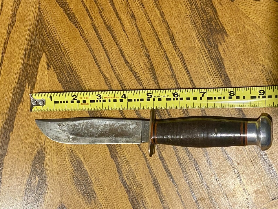 Vintage CASE Fixed Blade Knife Hunting, Survival, Military. Stacked ...