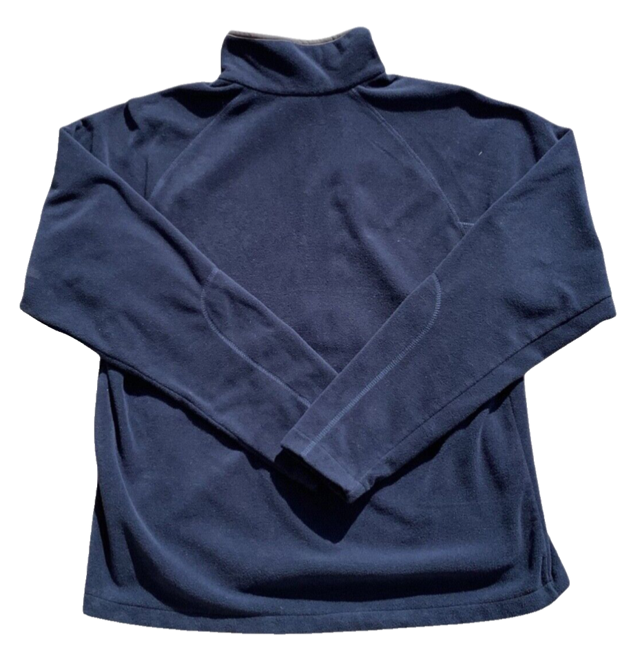 Columbia Jacket Men’s Large Blue Fleece 1/2 Zip Pullover Hiking Walking ...