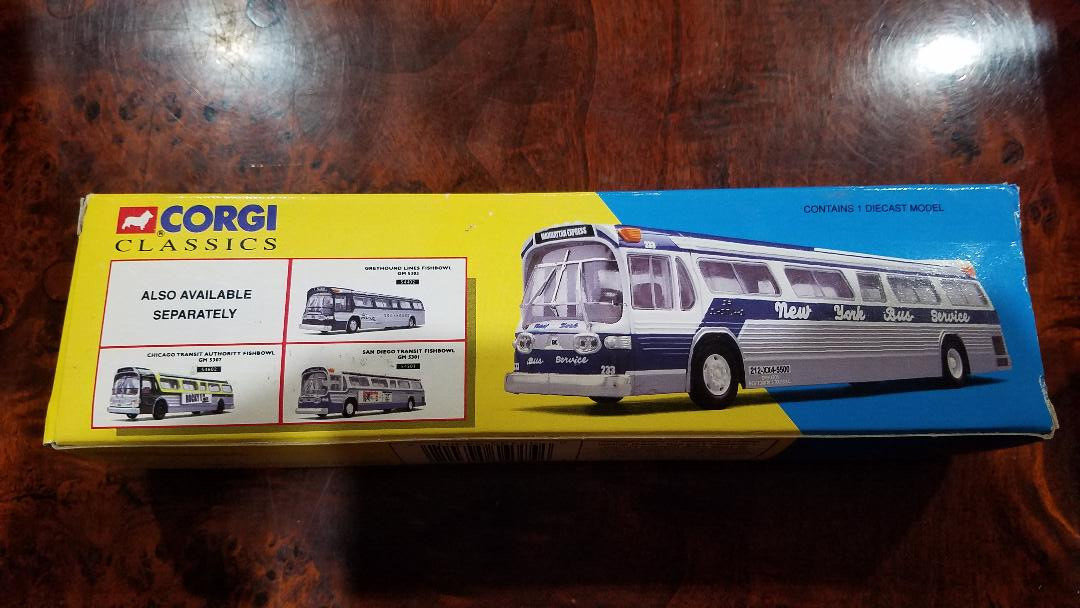 CORGI CLASSICS BUS NEW YORK BUS SERVICE FISHBOWL NIB 1/50 SCALE MODEL ...