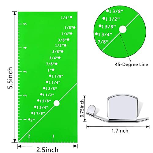 YEQIN Seam Allowance Ruler and 2 Magnetic Seam Guide for Sewing Machine ...