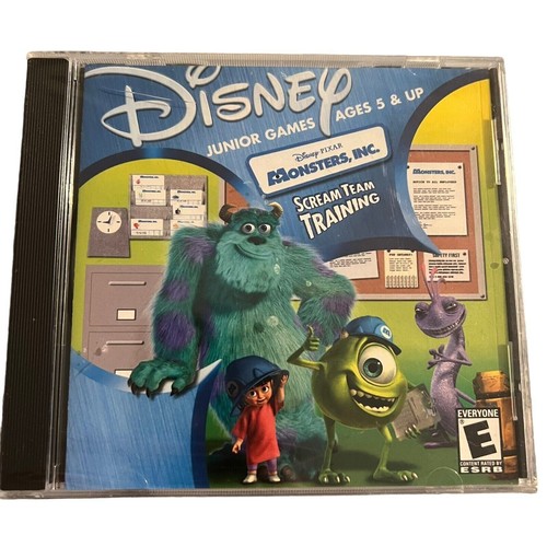 Video Game PC Disney Monsters Inc Scream Team Training CD-ROM Sealed ...