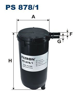 Filtron Kraftstofffilter Kraftstoff Filter Ps878/1 für Mitsubishi Iveco ...