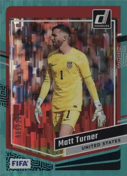 2023-24 Panini Donruss Fifa - Matt Turner #60 Teal /199 for sale online ...