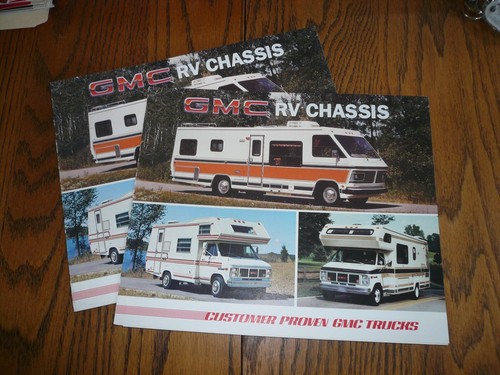 1985 GMC Truck RV Chassis Sales Brochure - Vintage - Two for One Price ...