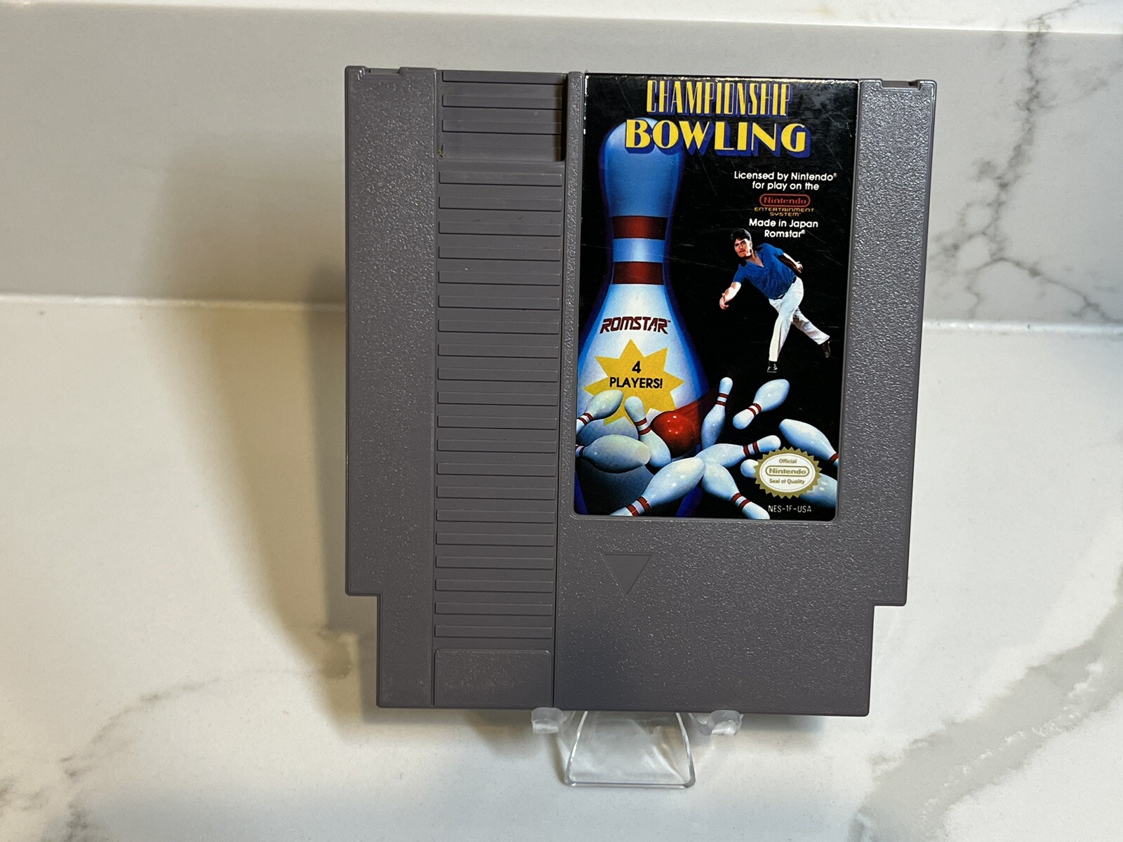 Championship Bowling - 1989 NES Nintendo Game - Cart Only - TESTED! | eBay