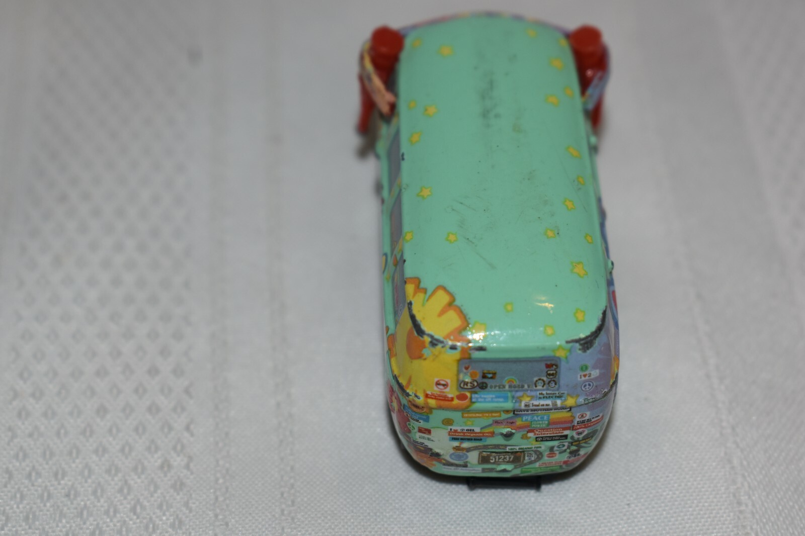 Disney Pixar Cars Green Peace Love VW Bus Made in China 2288EA | eBay