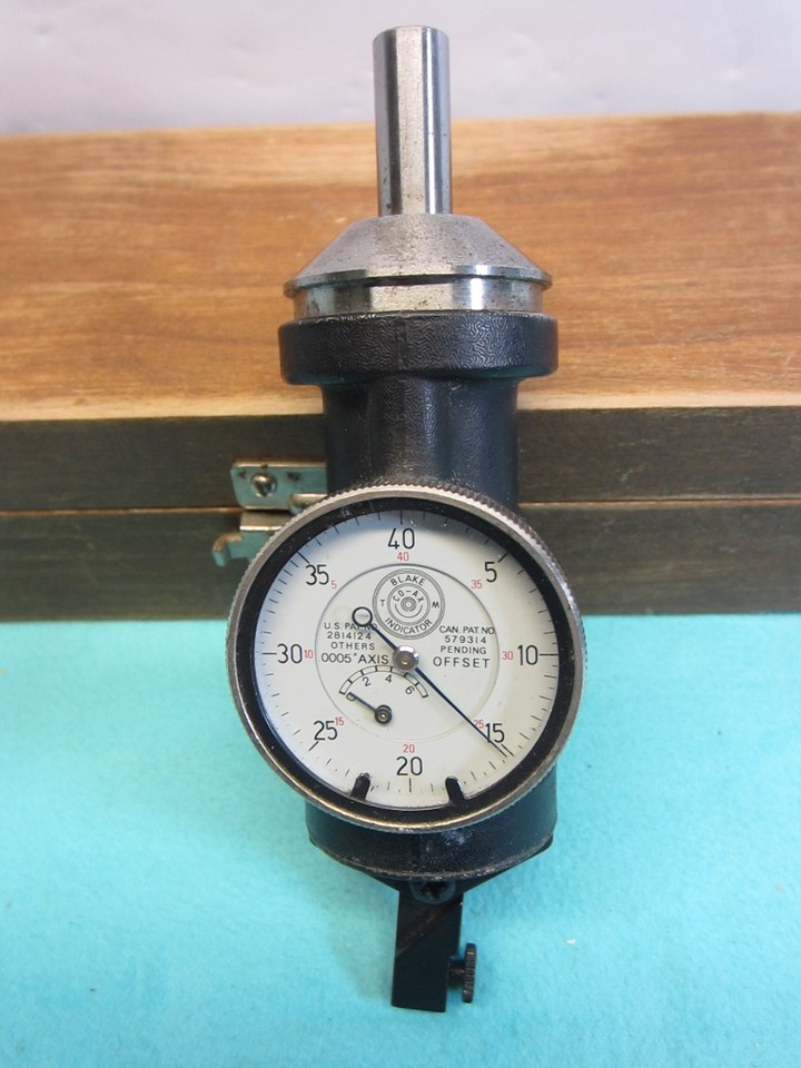 Blake Precision Coax Coaxial Dial Indicator Centering .0005” co ax | eBay