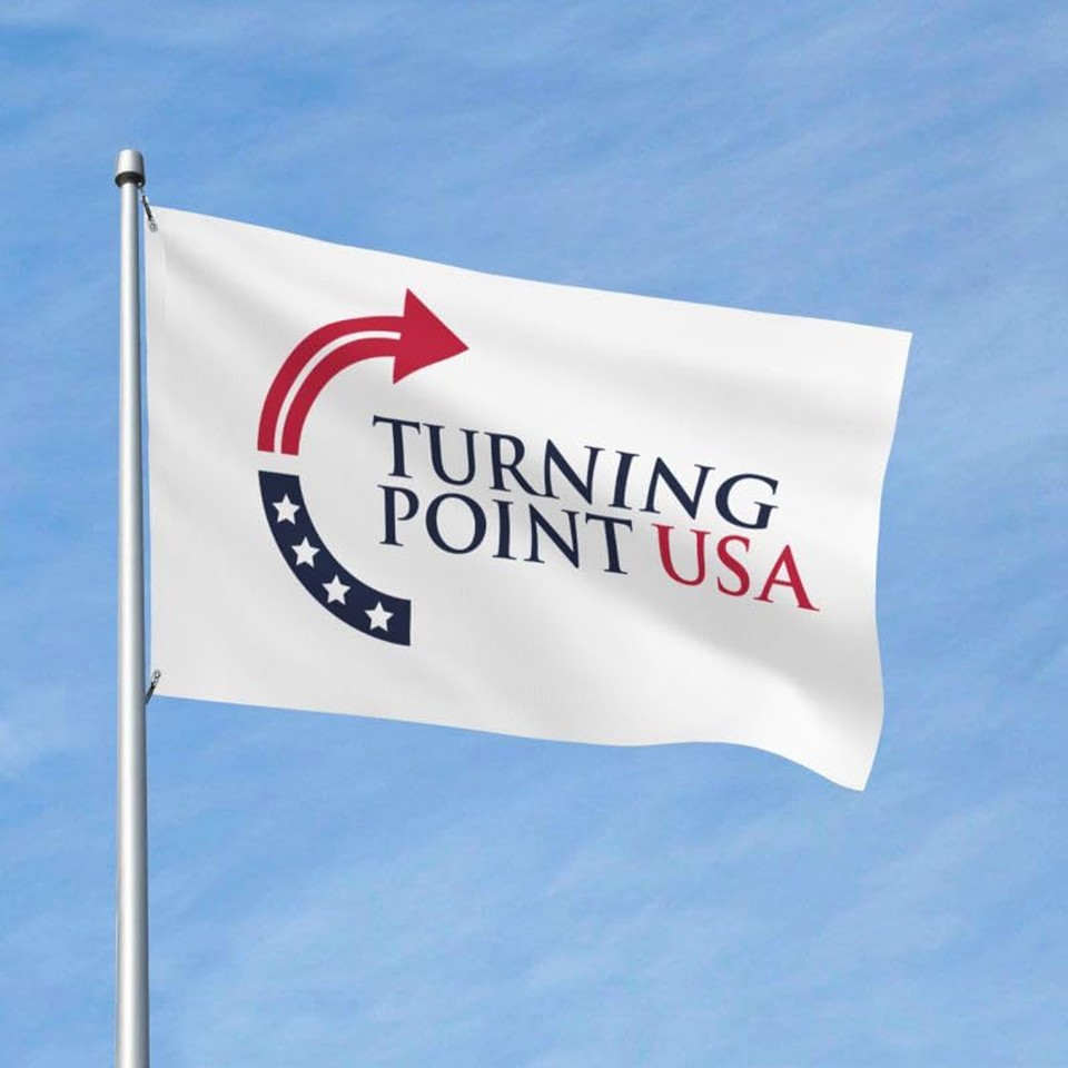 Charlie Kirk Freedom Garden Flag Fundraiser USA Flag Patriotic Turning ...