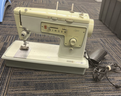 Vintage Singer Stylist Model 413 Zig Zag Sewing Machine | eBay