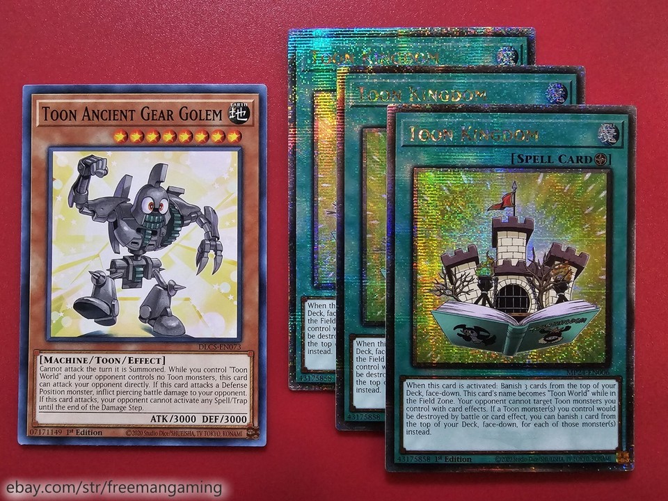 Yugioh Toon Deck 40 Cards Kingdom World Bookmark Pegasus Anime ...