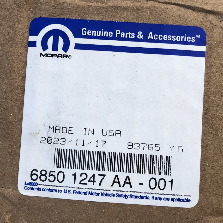 2021-2024 RAM 1500 HEMI eTORQUE BIG HORN LARAMIE HOOD BEZEL MOPAR ...