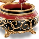 Clara & The Nutcracker Heirloom Porcelain Music Box Russian Style Art ...