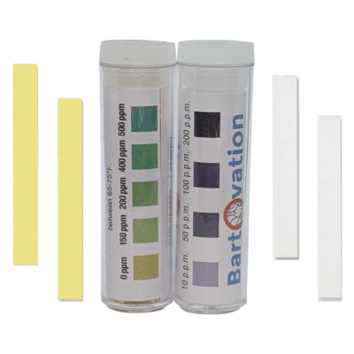 Restaurant Sanitizer Test Kit for Quat 0-500 ppm & Chlorine 10-200 ppm ...