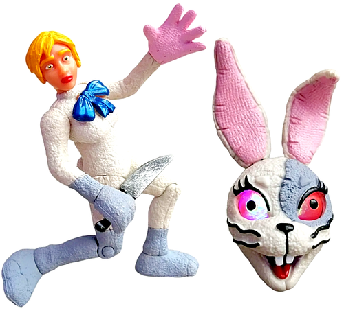 mexican GLAMROCK VANNY figure 8" FNAF five nights at freddys SECURITY ...