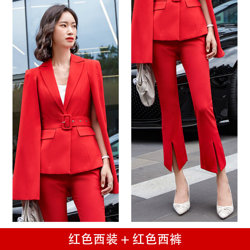 Outfits for Women 2-Piece Sets Business Suits Blazer Jacket Pants Size ...