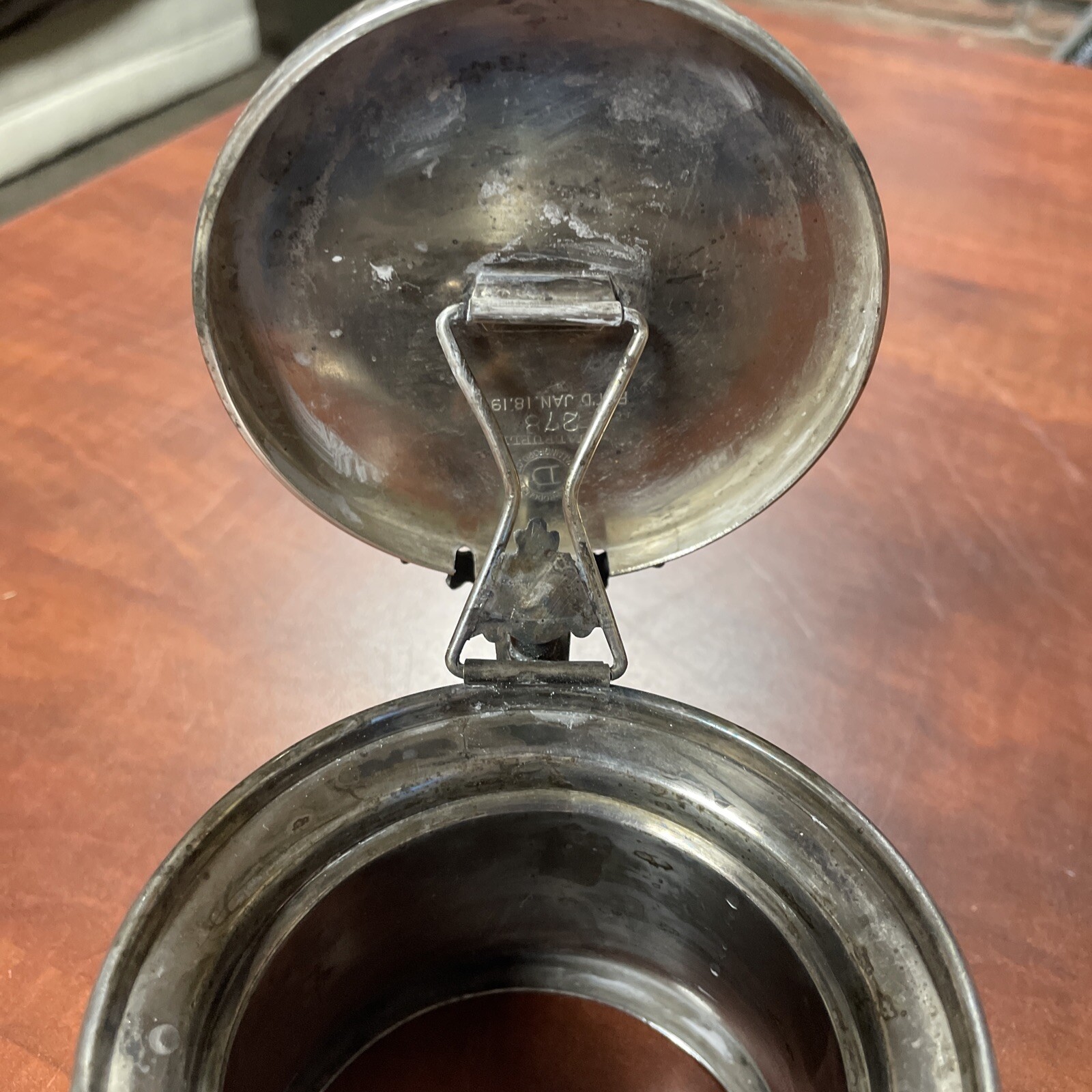 Antique Biggins-Rodgers Co #278 Quadruple Silver Plated Shaving Mug ...