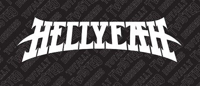 Hellyeah vinyl decal sticker Car Truck Hard Rock Band Logo Metal Hell ...