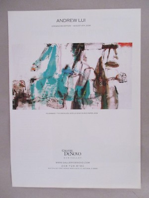 Andrew Lui Art Gallery Exhibit PRINT AD - 2006 | eBay