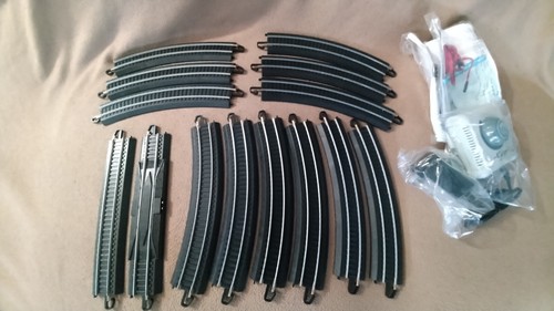 Bachmann ez track HO scale w/controller. 14 tracks total | eBay