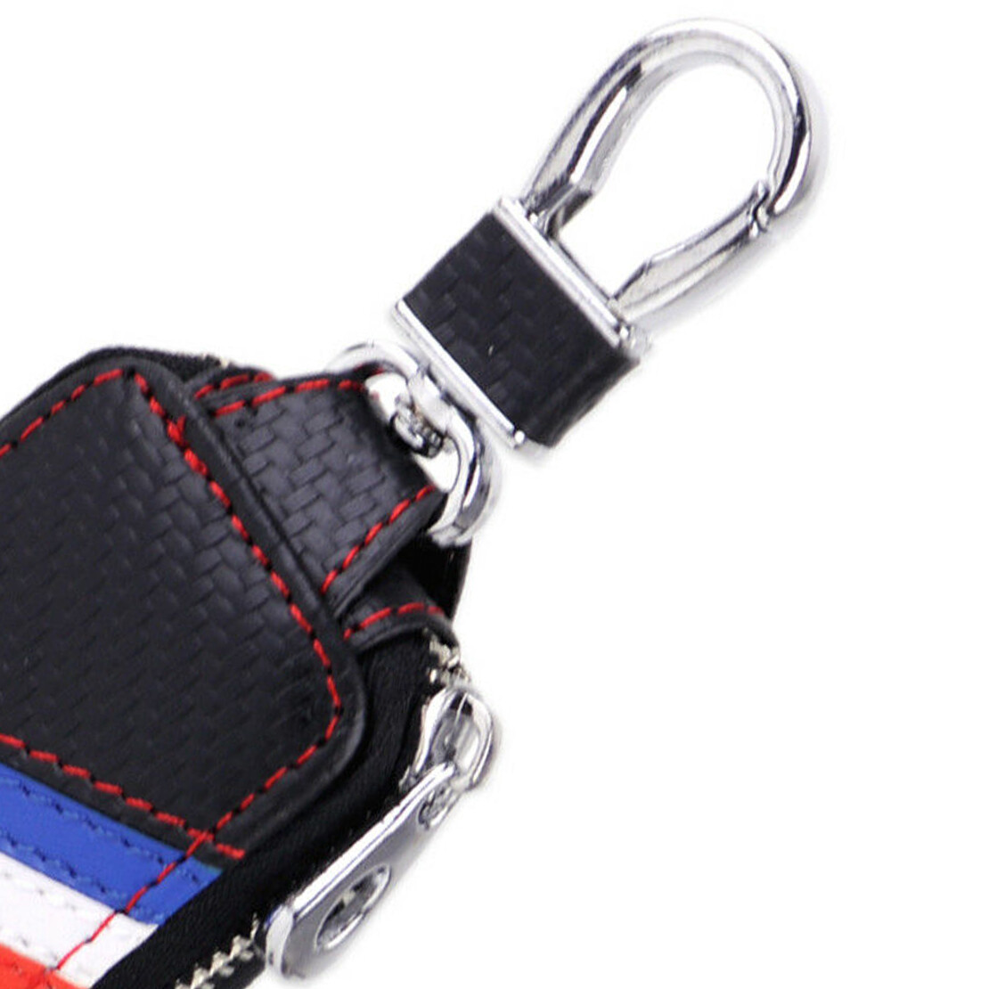 New Universal High-grade Leather Car Remote Key Chain Holder Zipper ...