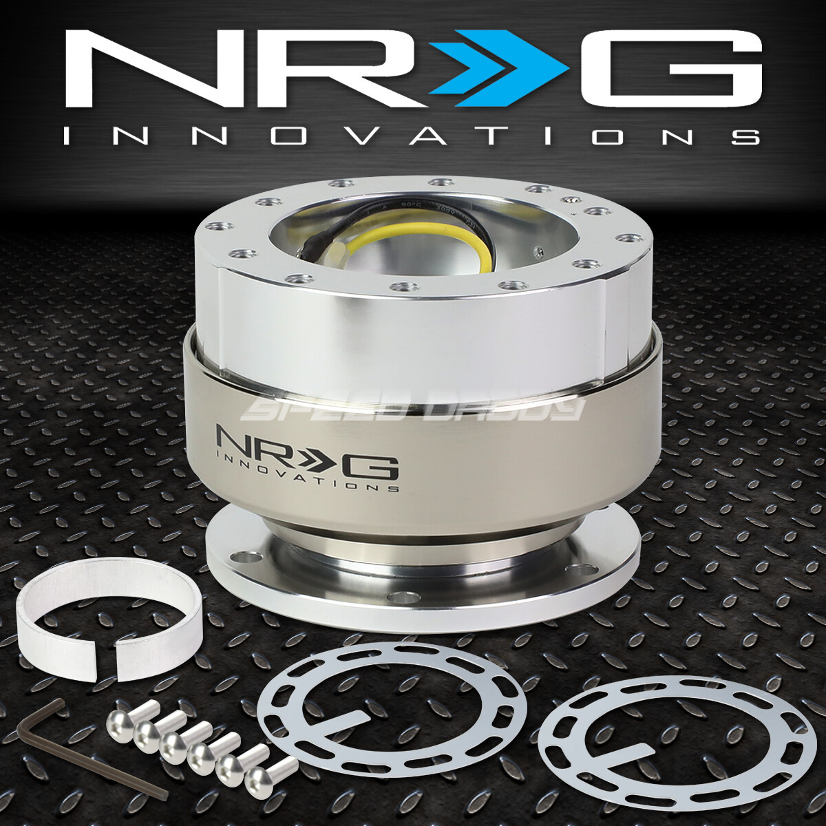 NRG 2.5" 6-HOLE STEERING WHEEL 1-CLICK GEN 2.0 QUICK RELEASE HUB ...