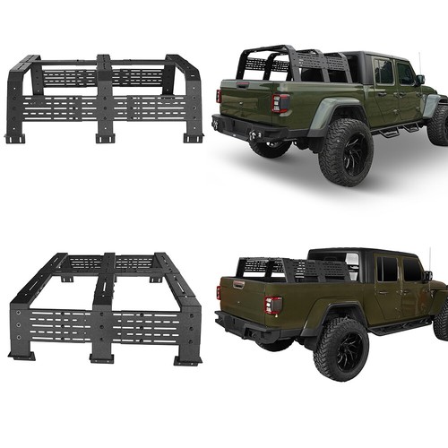 Pick-up Overland High Bed Rack Cargo Carrier For 05-23 Tacoma &Jeep ...