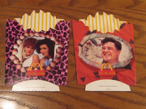 McDonald's Large French Fry Cartons - Flintstones - Fred, Wilma and ...